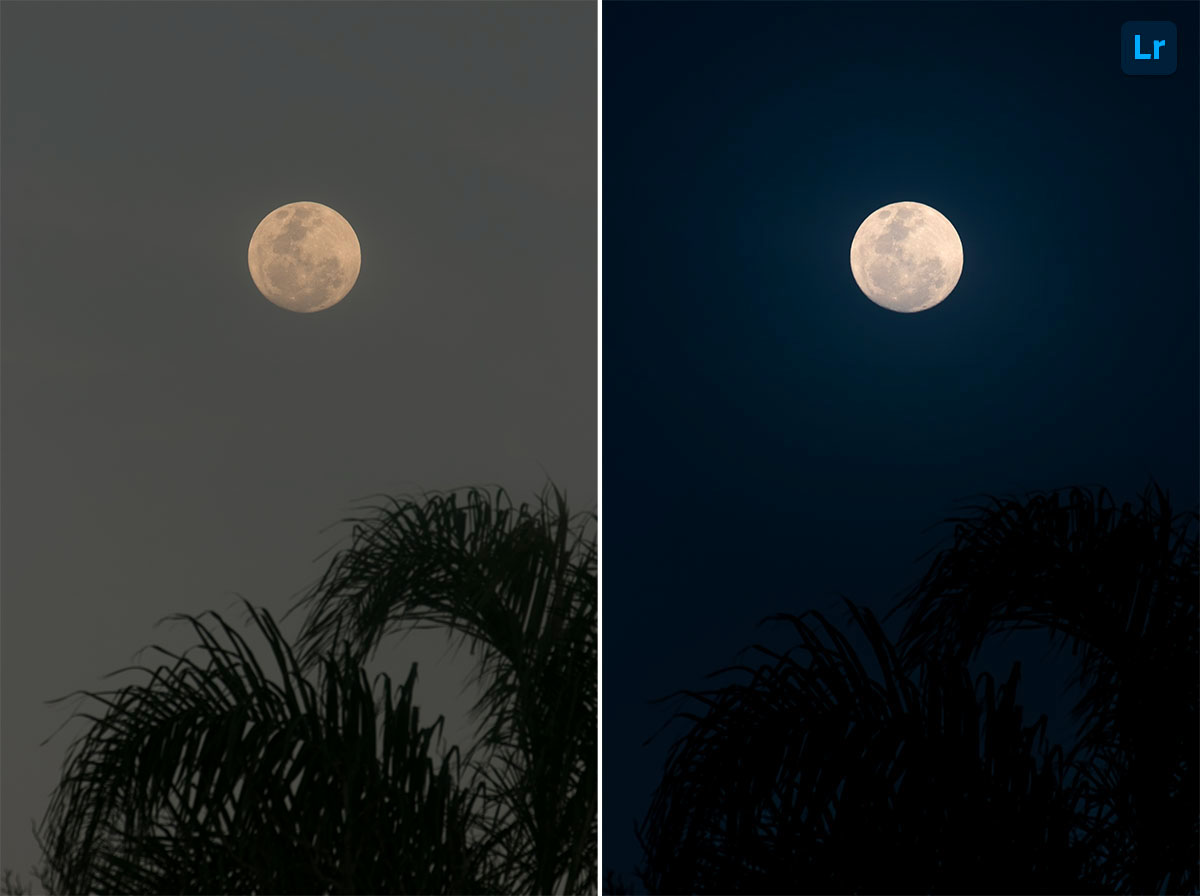 Moon | Edit | Photoshop Lightroom