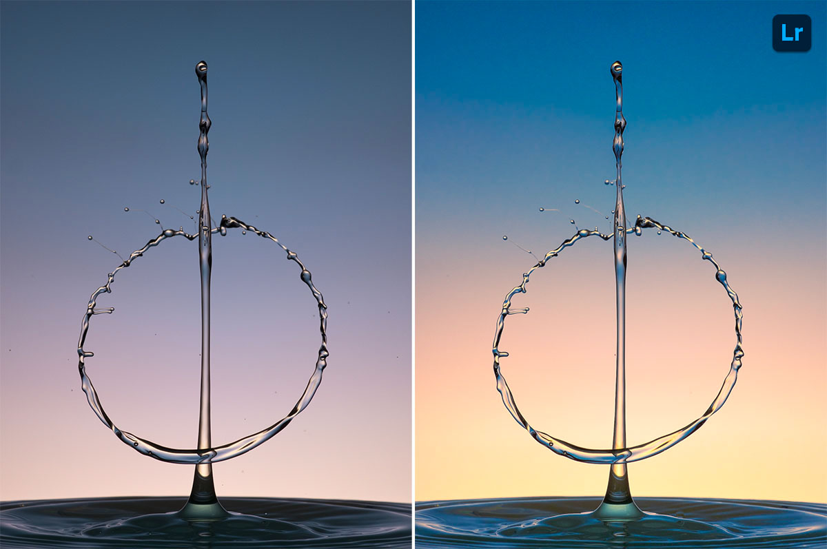 Waterdrop Edit Photoshop Lightroom