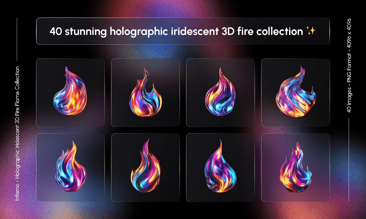 hologram flame