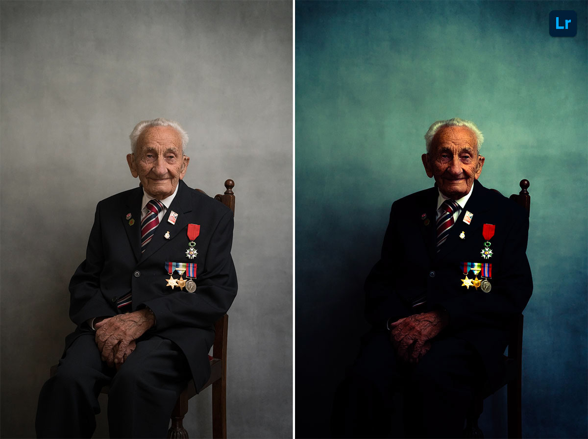Albert Allen | World War 2 Veteran | Remix | Photoshop Lightroom
