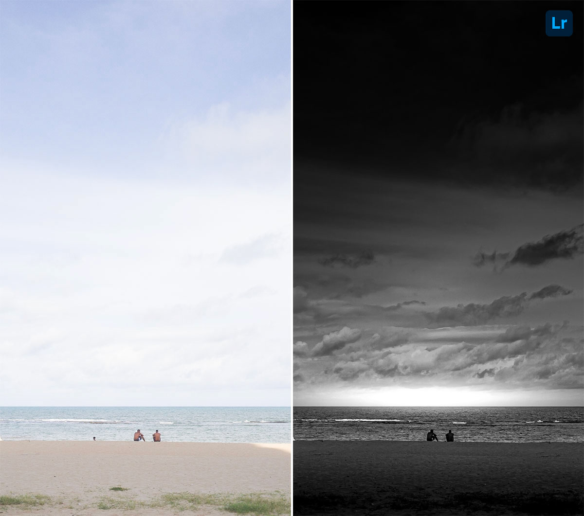 Beach dramatic | Edit | Photoshop Lightroom