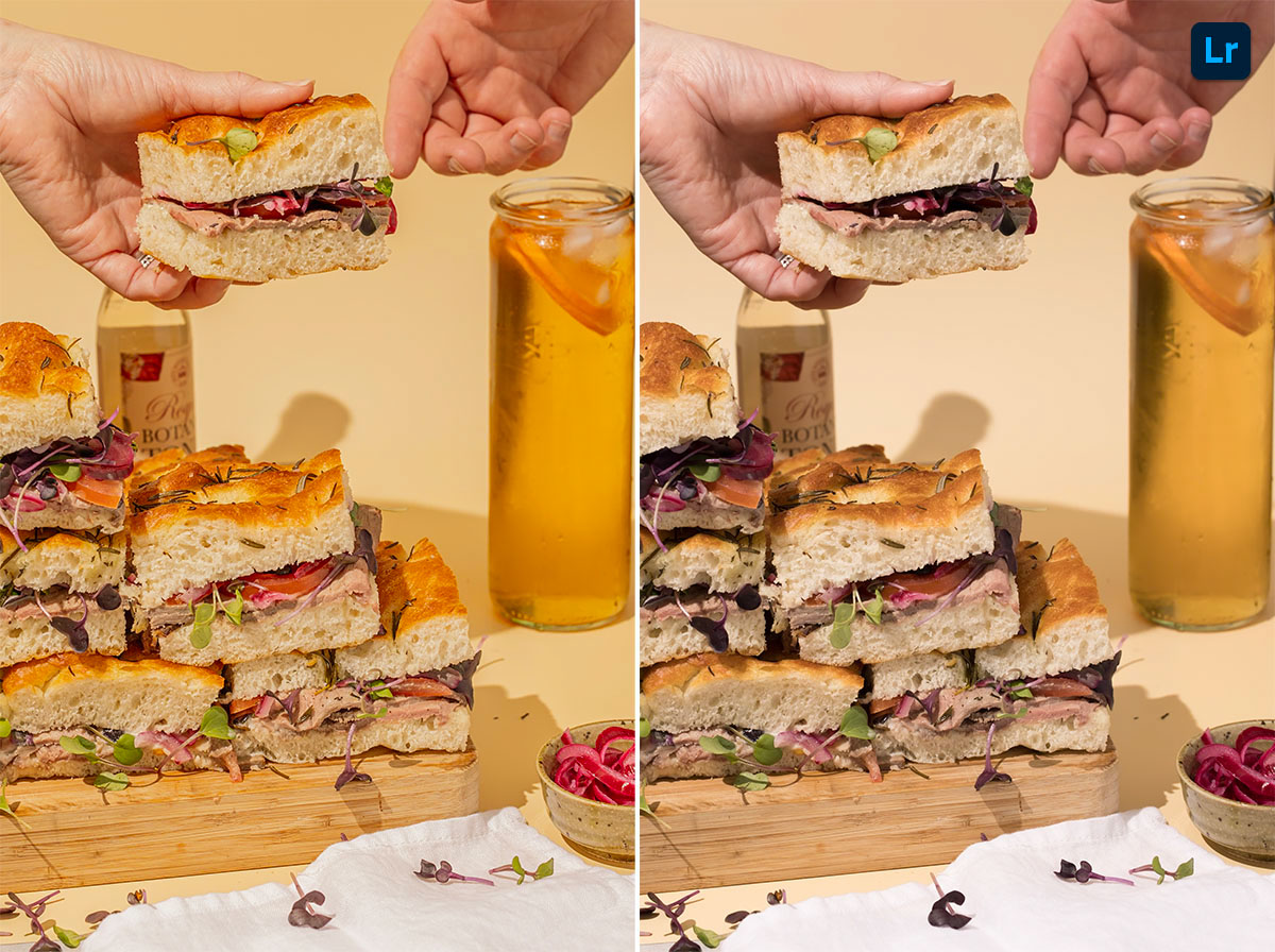 Roast Beef Foccacia Sammies | Edit | Photoshop Lightroom