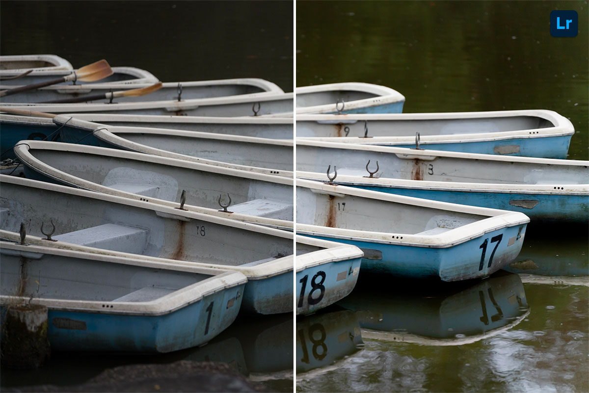 Peaceful boats | Edit | Photoshop Lightroom