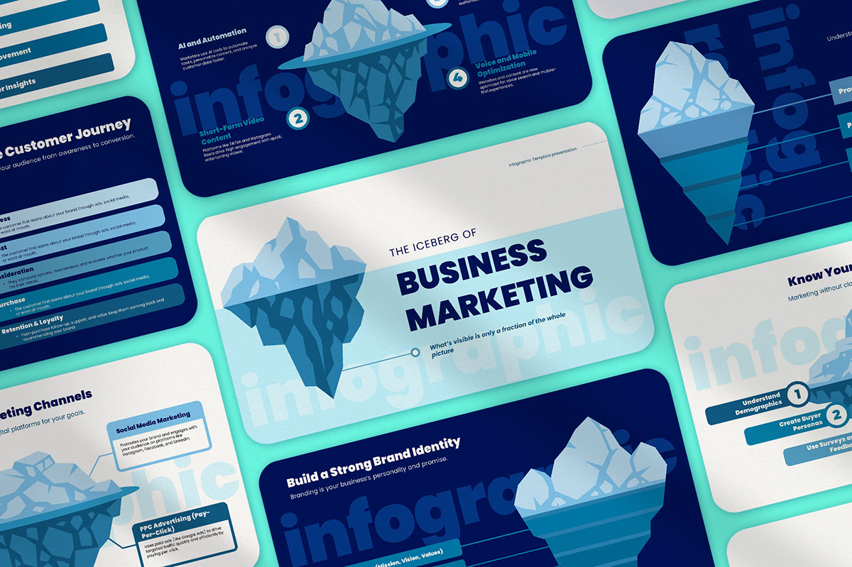 FREE DOWNLOAD - Iceberg Infographic on Behance :: Behance