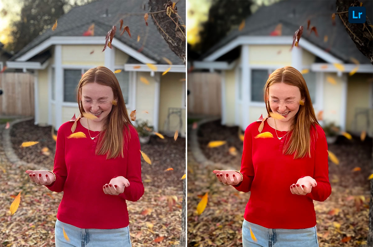 Falling leaves | Edit | Photoshop Lightroom