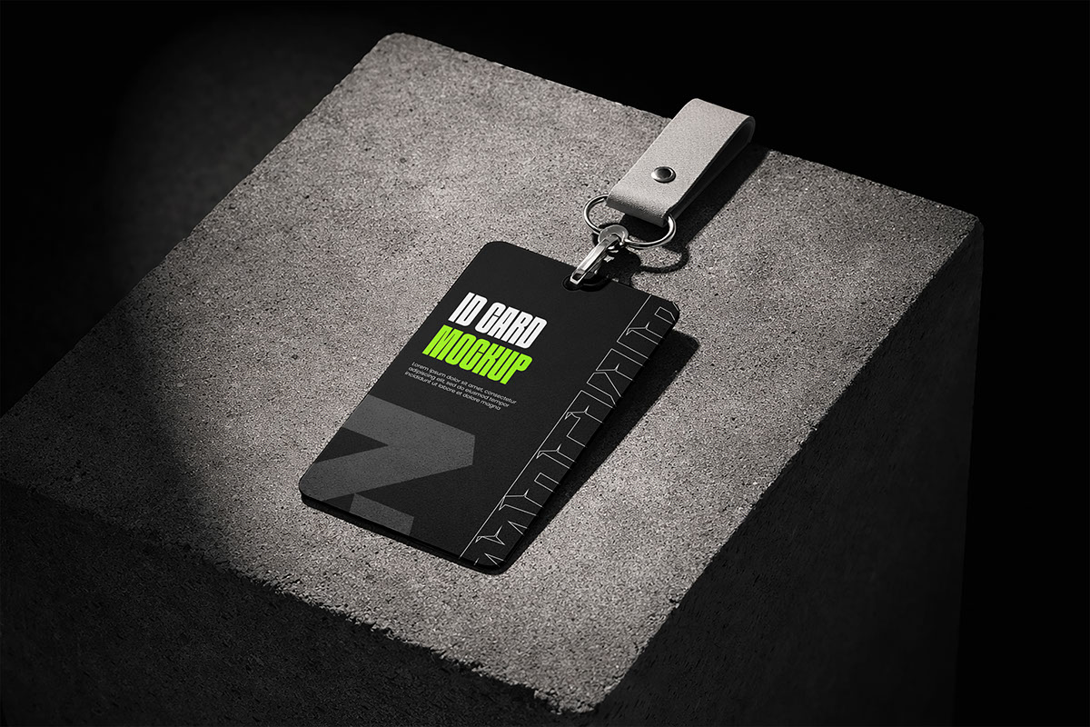 Free ID Card Mockup Realistic Branding Presentation on Behance :: Behance