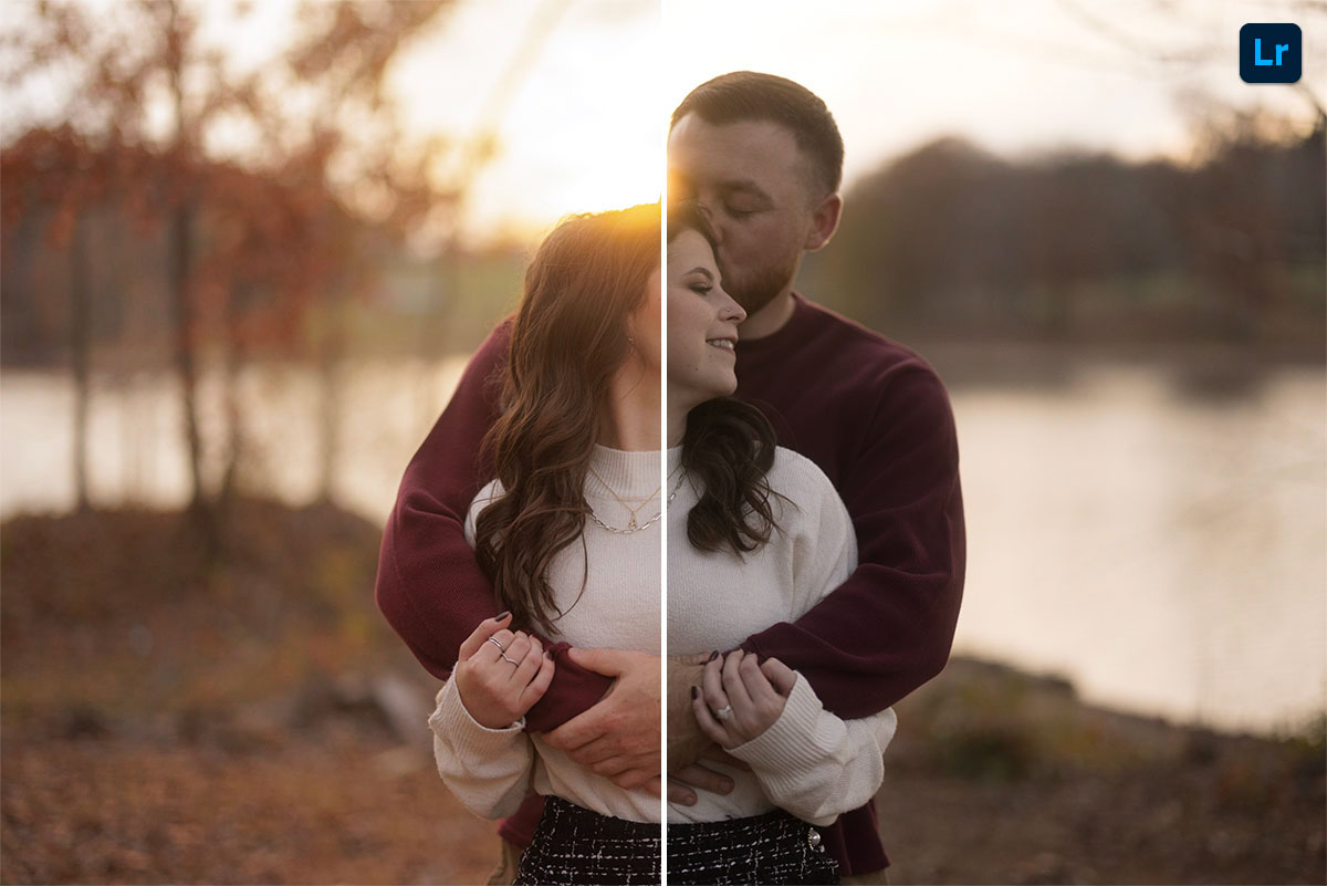 Fall engagement | Edit | Photoshop Lightroom