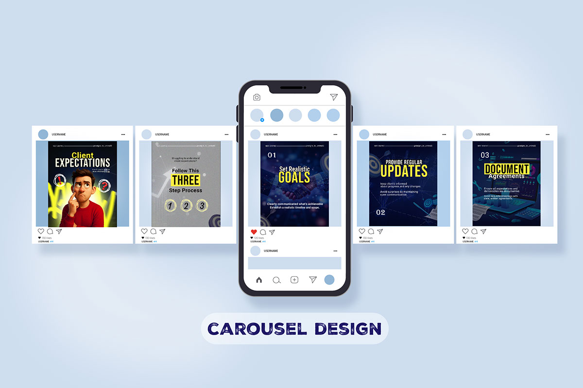 A Modern Carousel Design for Social Media on Behance :: Behance