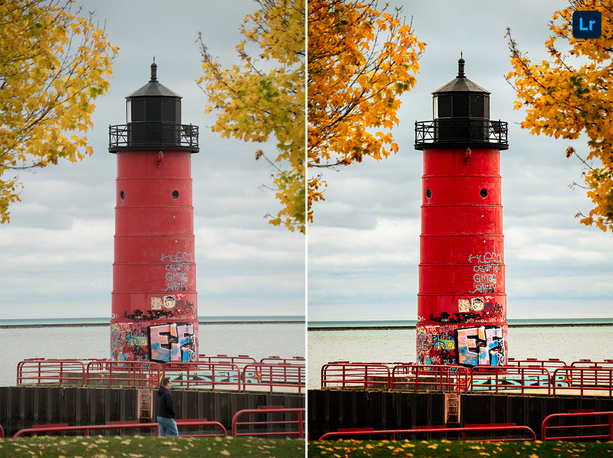 Fall Lighthouse | Edit | Photoshop Lightroom