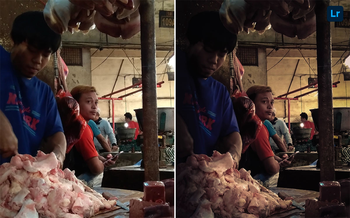 Night traders and the butcher | Edit | Photoshop Lightroom