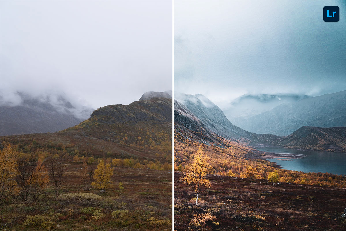 Misty Mountain landscape | Edit | Photoshop Lightroom