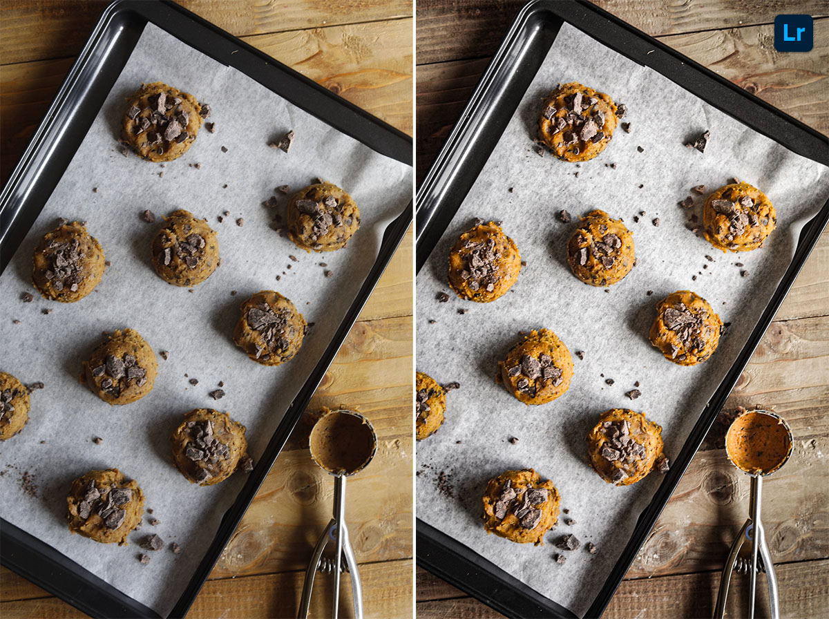 Cookie process shot | Edit | Photoshop Lightroom