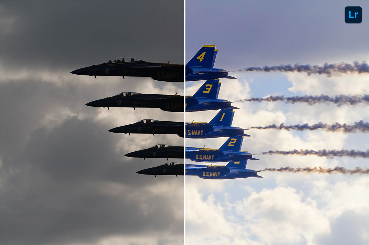 Blue Angels in Flight | Remix | Photoshop Lightroom