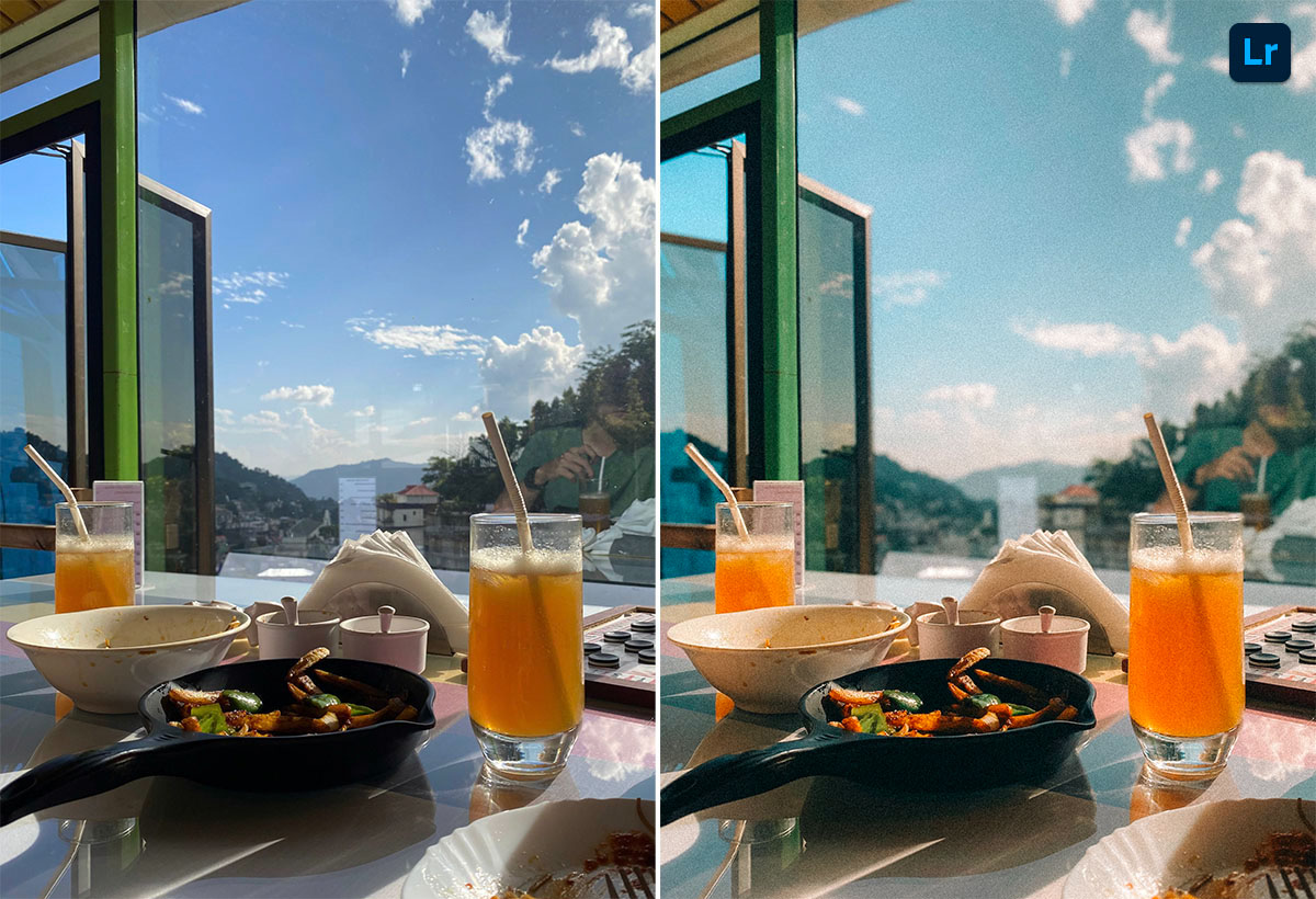 Good food plus great view | Edit | Photoshop Lightroom