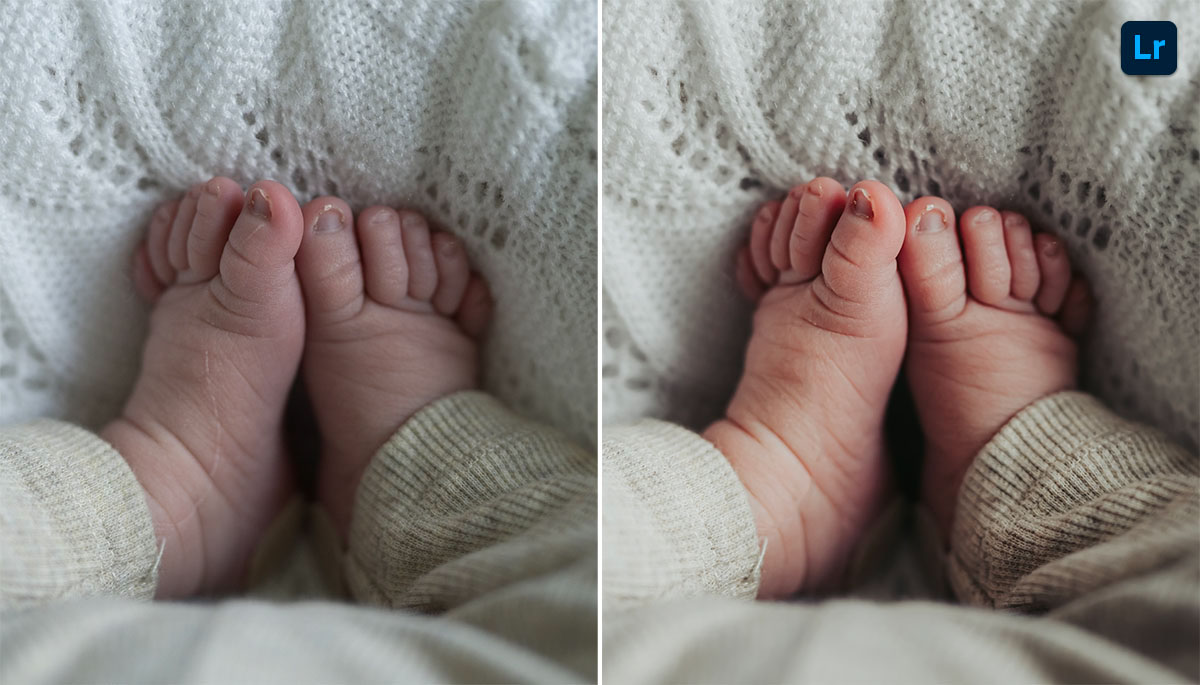 Tiny toes | Edit | Photoshop Lightroom