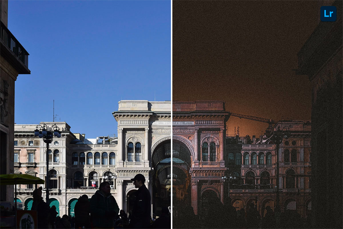 Milano center | Edit | Photoshop Lightroom