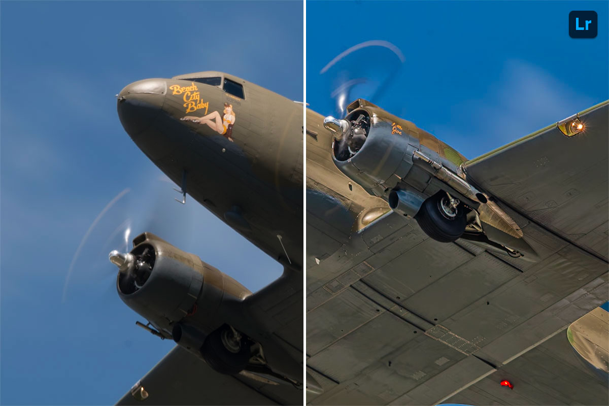 C-53 flying over me at ww2 weekend | Remix | Photoshop Lightroom