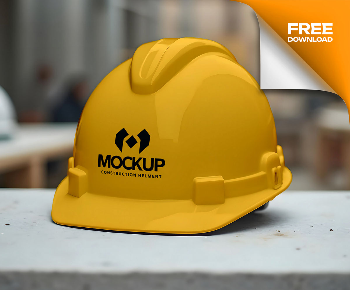 Free Helm Construction Mockup on Behance :: Behance