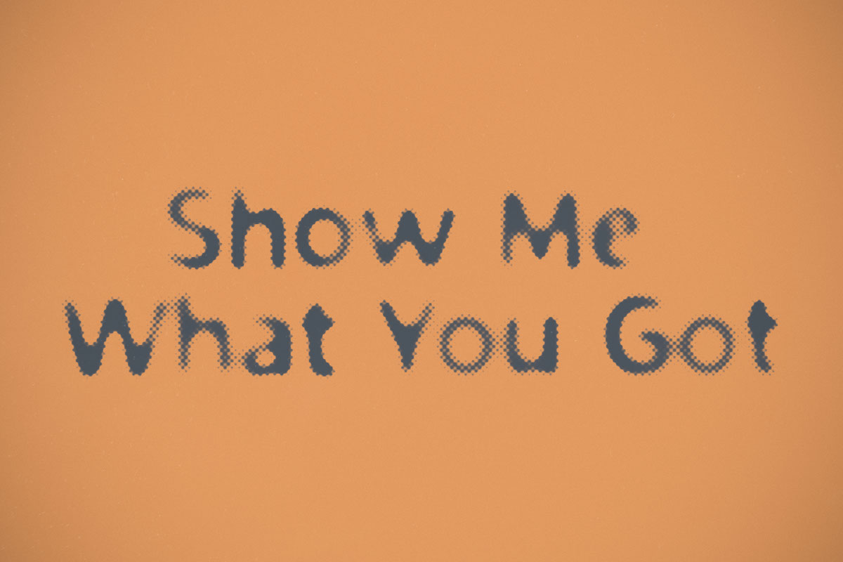 Blurry Halftone Text Effect Template on Behance :: Behance