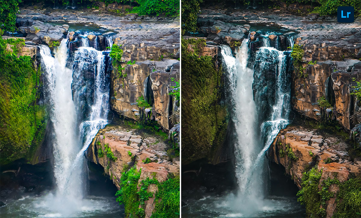 Waterfall | Remix | Photoshop Lightroom