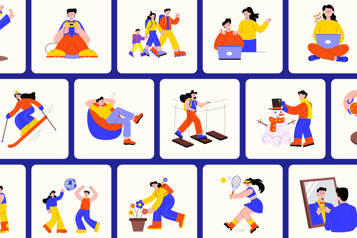 Colorful Life Illustration Collection on Behance :: Behance