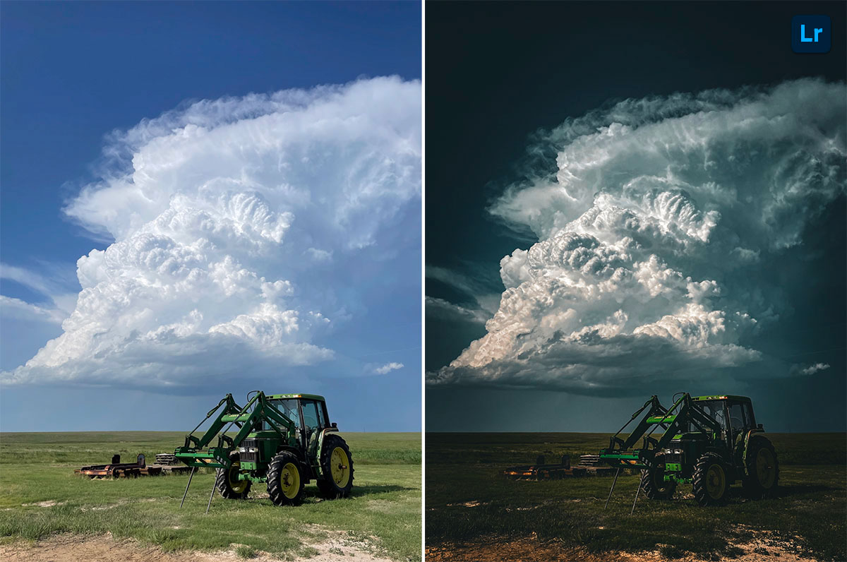 Stormy Tractor | Edit | Photoshop Lightroom