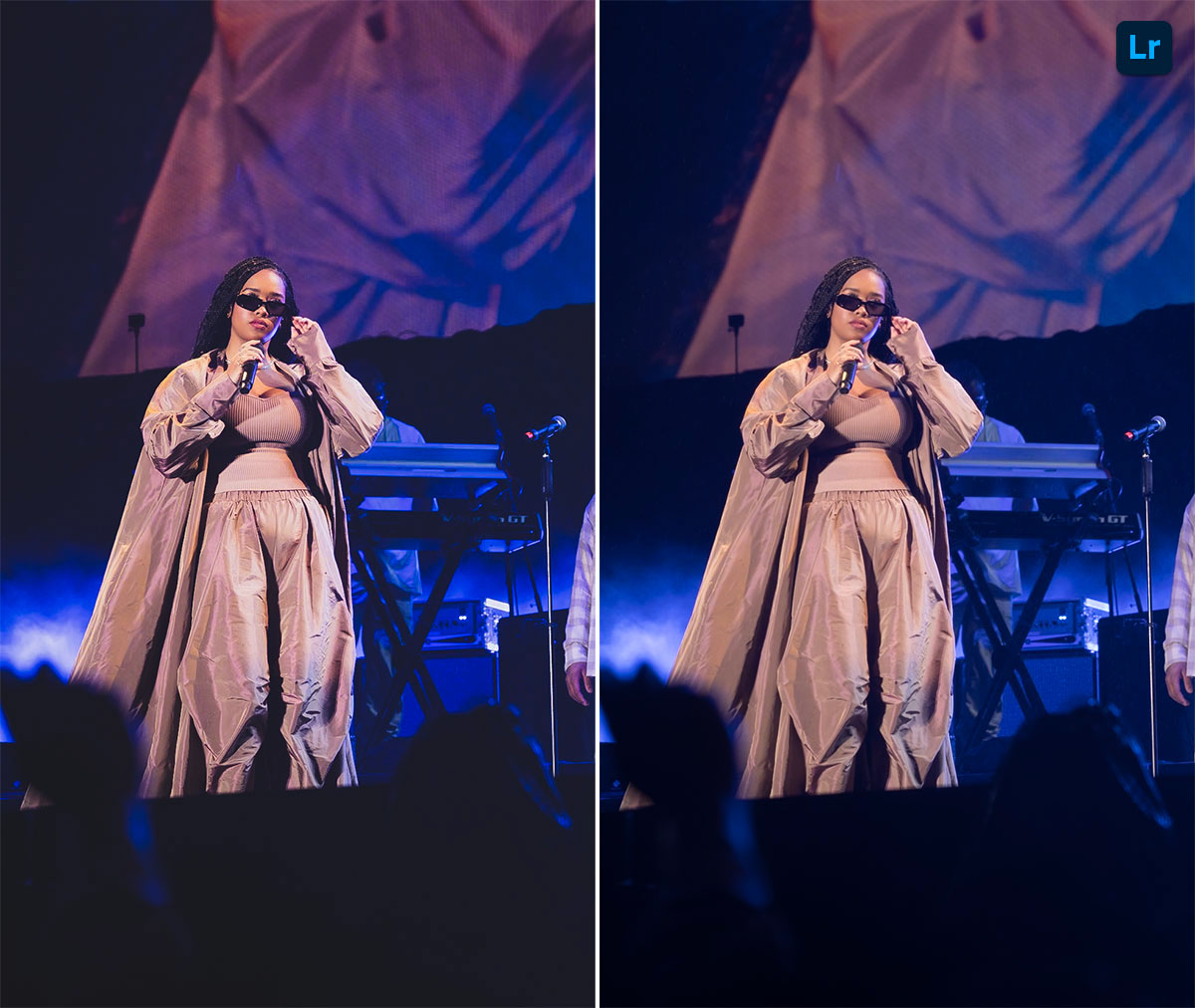 H.E.R Performance | Edit | Photoshop Lightroom