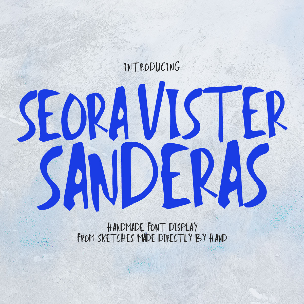 Seora Vister Sanderas Handmade Font Display Brush on Behance :: Behance