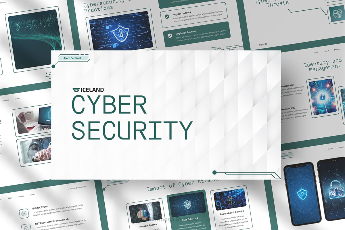 Cybersecurity PowerPoint Template on Behance :: Behance