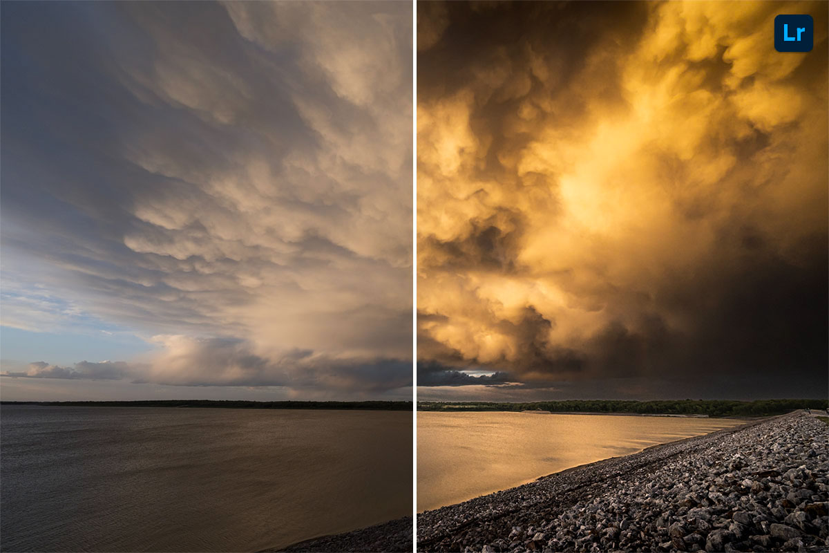Backlit Thunderstorm | Edit | Photoshop Lightroom