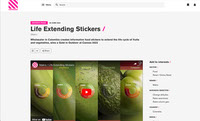 LIFE EXTENDING STICKERS - MAKRO :: Behance