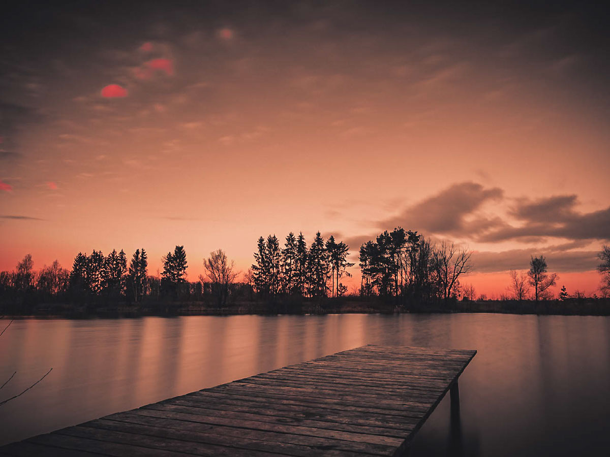 Sunset lake | Edit | Photoshop Lightroom