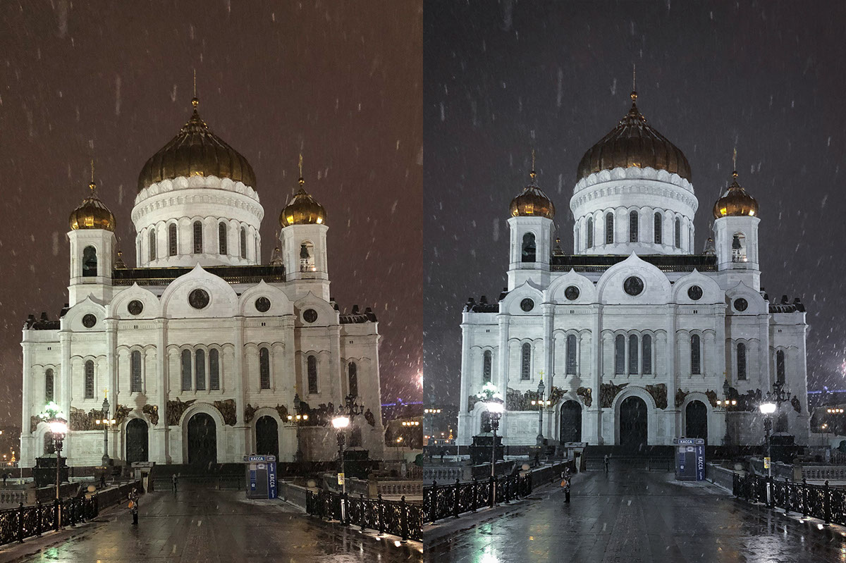 Cooling Down Winter Night Photos | Tutorial | Photoshop Lightroom