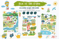 Fun at the Farm - Map Creator on Behance
