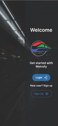 Metrofy app on Behance