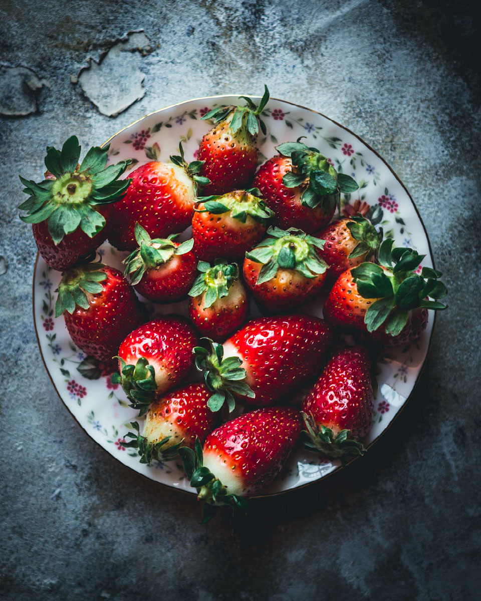 Strawberries vintage style | Edit | Photoshop Lightroom
