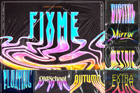 Liquid Melted Text Effects :: Behance