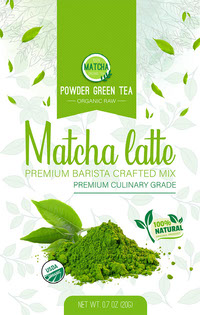 Pouch Packaging with Free Mockup (Matcha Tea) :: Behance