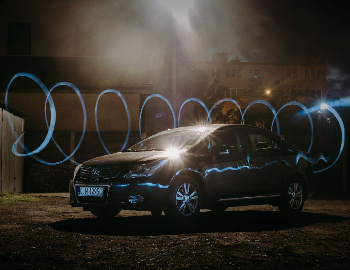 Car photography light painting | Edit | Photoshop Lightroom