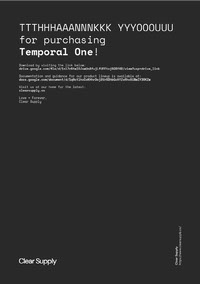Temporal One :: Behance