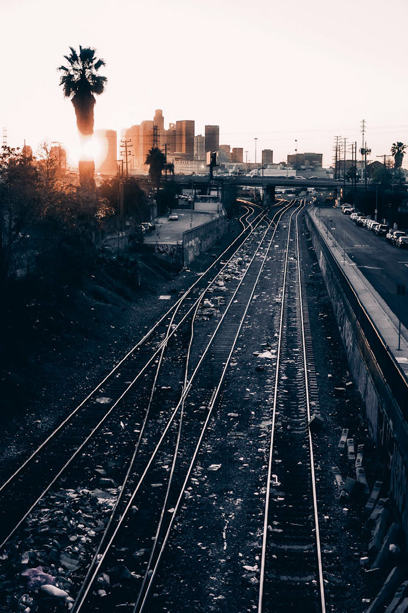 Los Angeles railway | Edit | Photoshop Lightroom
