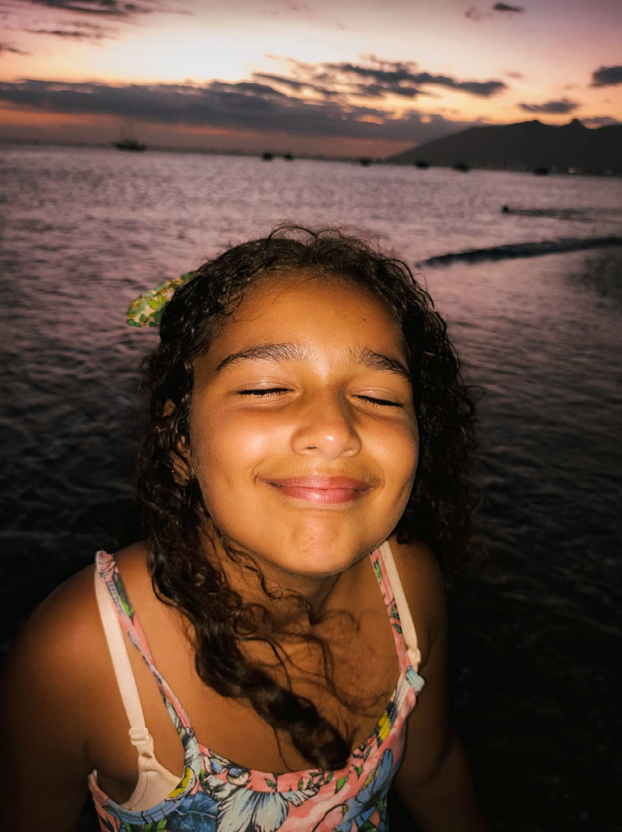 Sunset Beach flash smartphone | Edit | Photoshop Lightroom