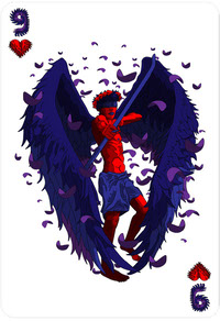 Carta 9 de corazones on Behance