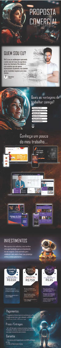 Proposta Comercial WebDesigner on Behance
