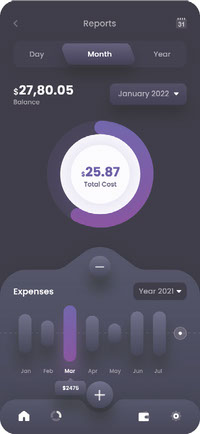 Cost Management App UI :: Behance