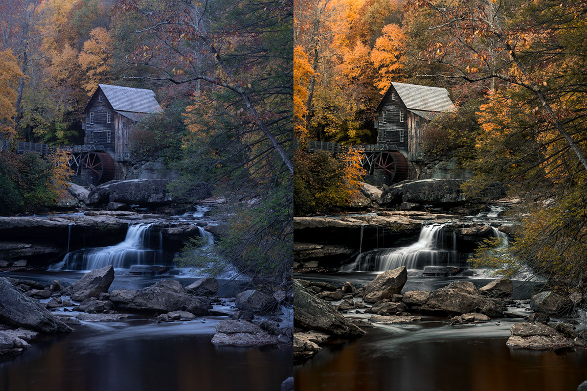 Create A Beautiful Autumn Landscape Scene | Tutorial | Photoshop Lightroom