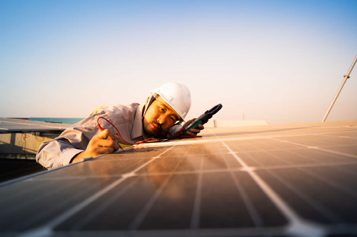 Solar cell checking Maintenance | Edit | Photoshop Lightroom