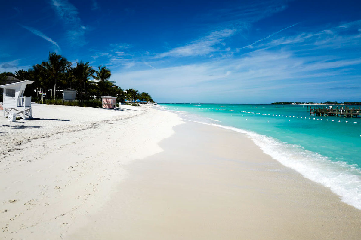 Cable beach in the Bahamas | Edit | Photoshop Lightroom