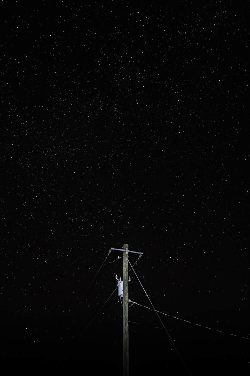 Nighttime Powerline | Edit | Photoshop Lightroom