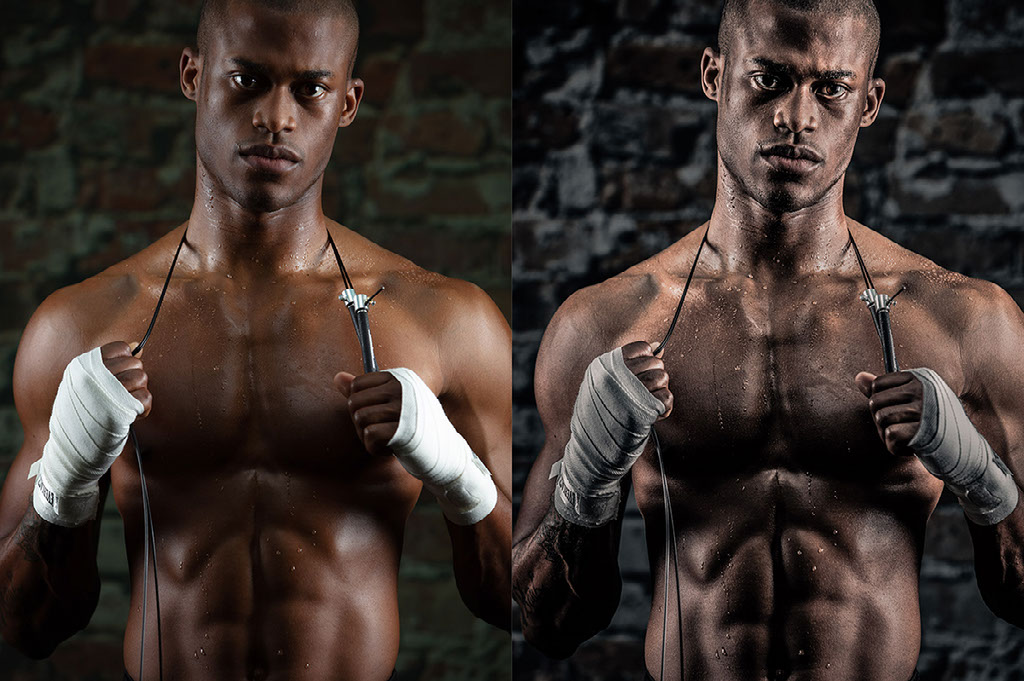 Color Grading An Edgy Athlete Portrait